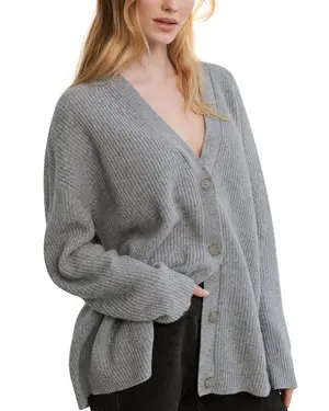 Jenni Kayne Cashmere Cocoon Cardigan - Heather Grey