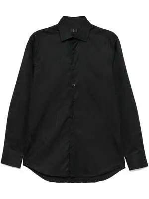 Etro Paisley-jacquard Shirt - Black