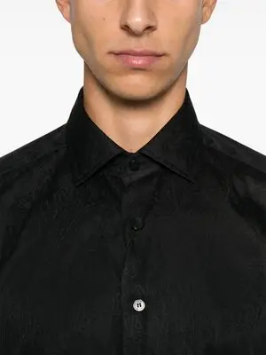 Etro Paisley-jacquard Shirt - Black