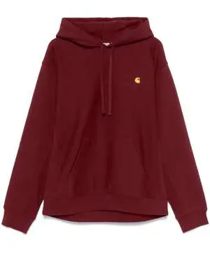 Carhartt Work In Progress American Script Hoodie - Red