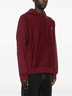 Carhartt Work In Progress American Script Hoodie - Red