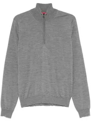 Hugo Zip-up Virgin Wool Sweater