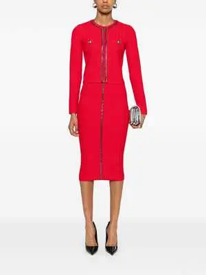 Elisabetta Franchi Herringbone-stitch Cardigan