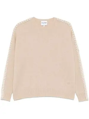 KUJTEN Amea Cashmere Sweater - Neutrals