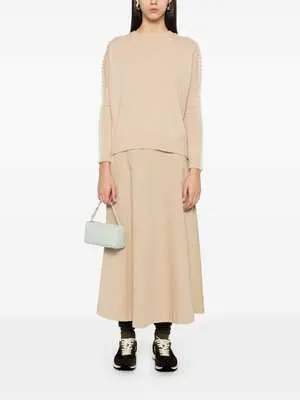 KUJTEN Amea Cashmere Sweater - Neutrals