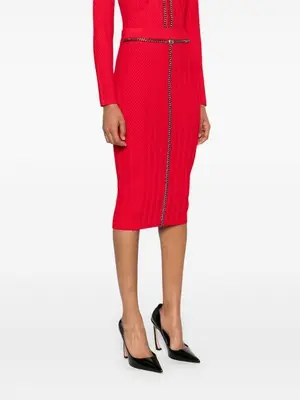 Elisabetta Franchi Chain-detail Midi Skirt