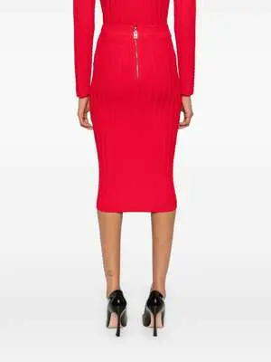Elisabetta Franchi Chain-detail Midi Skirt