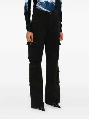 BARROW Rhinestone-embellished Cargo Jeans