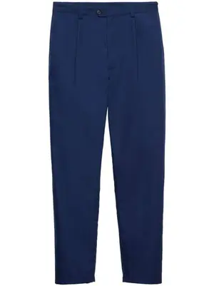 Prada Poplin Trousers - Blue