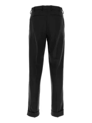 PT TORINO Pleated Trousers - Black