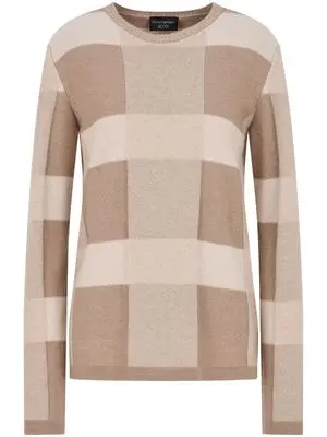 Emporio Armani Icon Checked Sweater