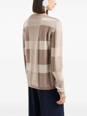 Emporio Armani Icon Checked Sweater