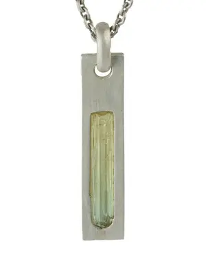 PARTS OF FOUR Plate Necklace - Silver