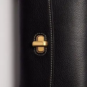 ME+EM Leather Pouch With Turn Lock Fastening