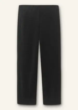 ME+EM Velour Slim Crop Trouser