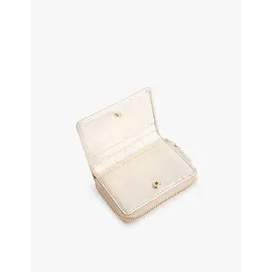 Whistles Koa Branded Leather Purse - Gold