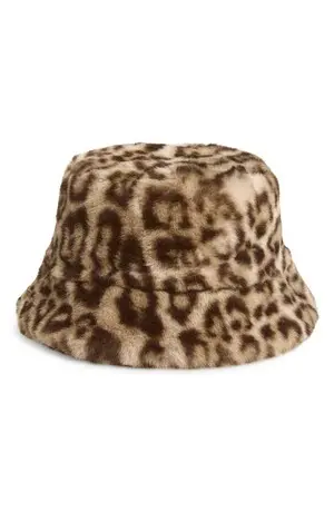 Apparis Amara Pluche™ Bucket Hat - Light Leopard