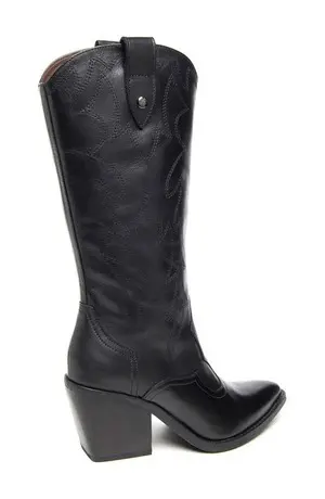NEROGIARDINI Texan Western Boots - Black
