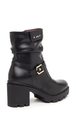 NEROGIARDINI Platform Moto Bootie