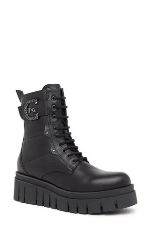 NEROGIARDINI Lug Sole Lace-up Bootie