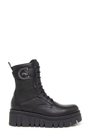 NEROGIARDINI Lug Sole Lace-up Bootie