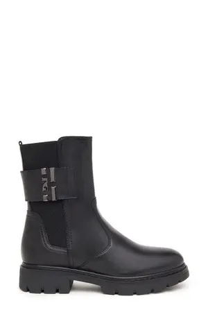 NEROGIARDINI Logo Strap Bootie