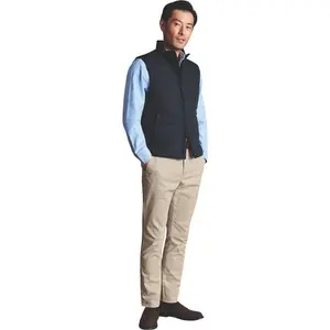 CHARLES TYRWHITT Lightweight Quilted Vest - Navy