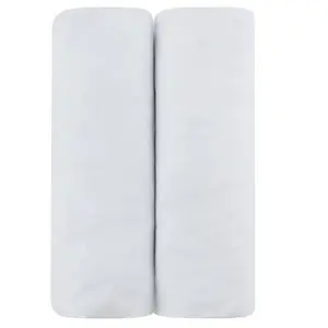 ZZDNU CHANGING PAD COVER Baby Changing Pad Covercradle Sheet 2 Pack Solid White