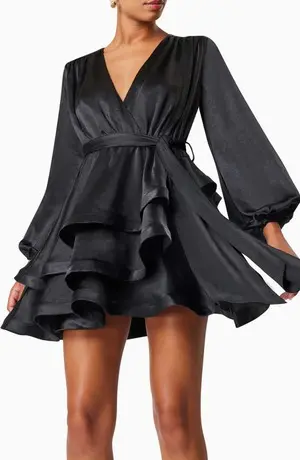 ELLIATT Clementine Long-sleeve Mini Dress