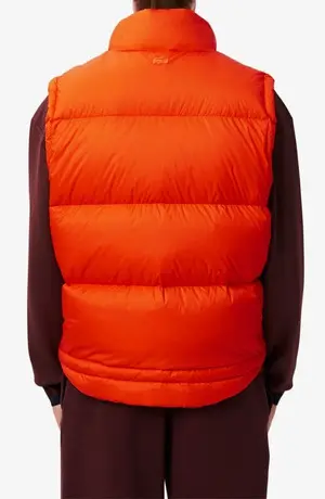 Lacoste Water-repellent Utility Down Puffer Vest