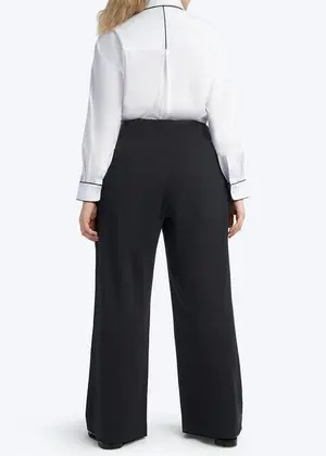 SEE ROSE GO Multitasker Wide Leg Pant - Black