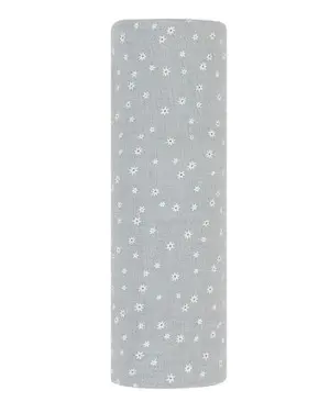 ELY'S & CO. Cotton Muslin Swaddle Blanket 1 Pack - Ditsy Star