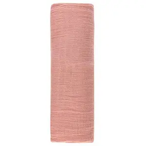 ELY'S & CO. Cotton Muslin Swaddle Blanket 1 Pack - Dusty Rose