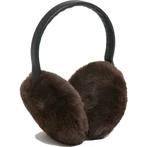 Apparis Esme Faux Fur Earmuffs - Espresso