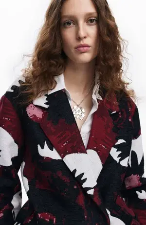 Desigual Daisy Jacquard Blazer