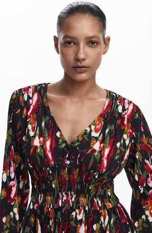 Desigual Kanazawa Floral Print Shirt