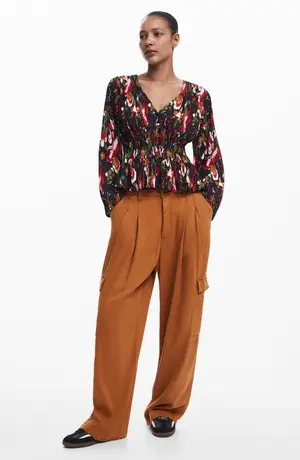 Desigual Kanazawa Floral Print Shirt