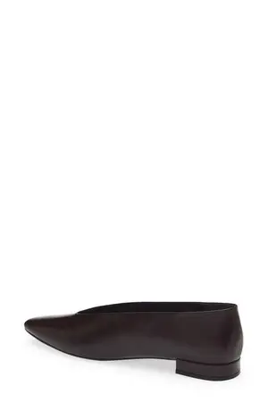 Jeffrey Campbell Pointed Toe Flat - Coffee Crinkle