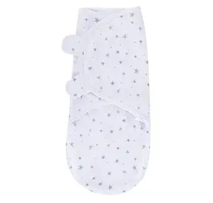 ELY'S & CO. Adjustable Swaddle Blanket 2 Pack - Blue Stars