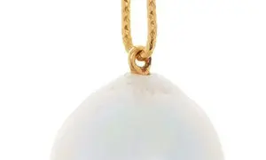 Monica Vinader Baroque Pearl Drop Earrings - Gold/pearl