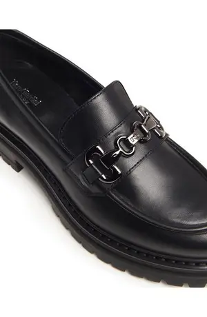 NEROGIARDINI Lug Sole Loafer - Black