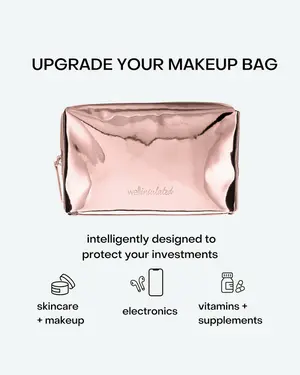 WELLINSULATED Performance Beauty Bag - Rose Gold