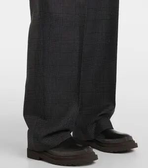 Brunello Cucinelli High-rise Wide-leg Wool Pants