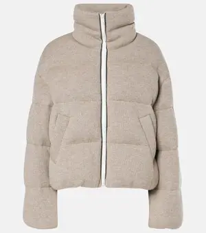 Brunello Cucinelli Cashmere Down Jacket - Grey