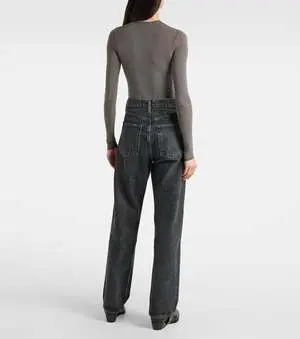 AGOLDE Kelly High-rise Straight Leg Jeans