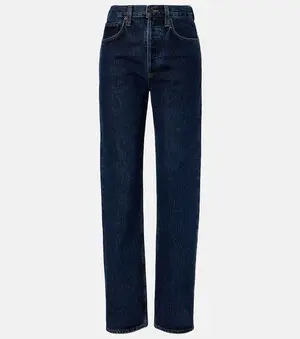 AGOLDE Kelly High-rise Straight Jeans In Arcane - Blue