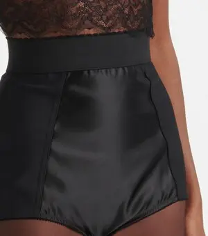 Dolce & Gabbana High-rise Paneled Shorts