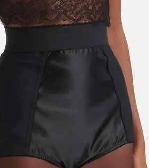 Dolce & Gabbana High-rise Paneled Shorts