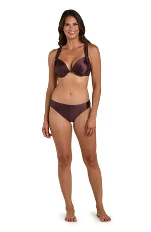 La Blanca Earth Underwire Bikini Top - Truffle