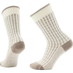 Smartwool Everyday Waffle Press Merino Wool-blend Crew Socks - Natural